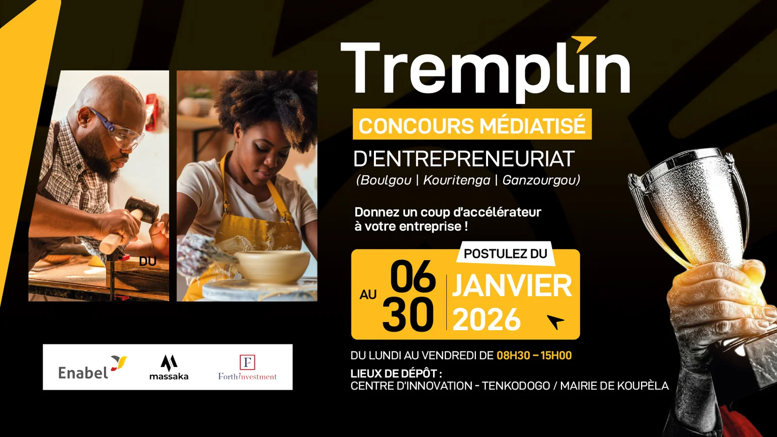 Concours TREMPLIN : Boostez votre entreprise dans le Boulgou, le ...